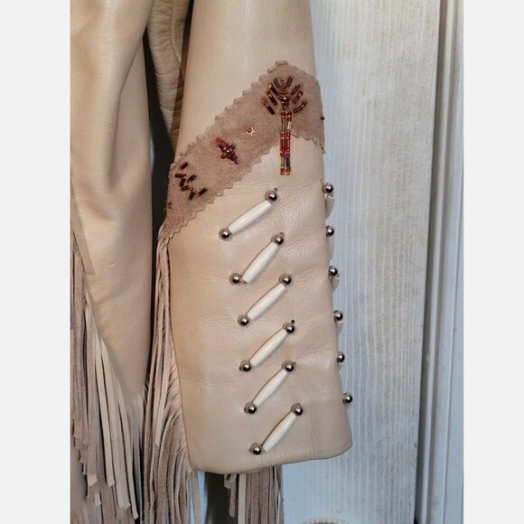 Arturo | Jackets & Coats | Vintage Arturo Burray Olson Leather Fringe ...